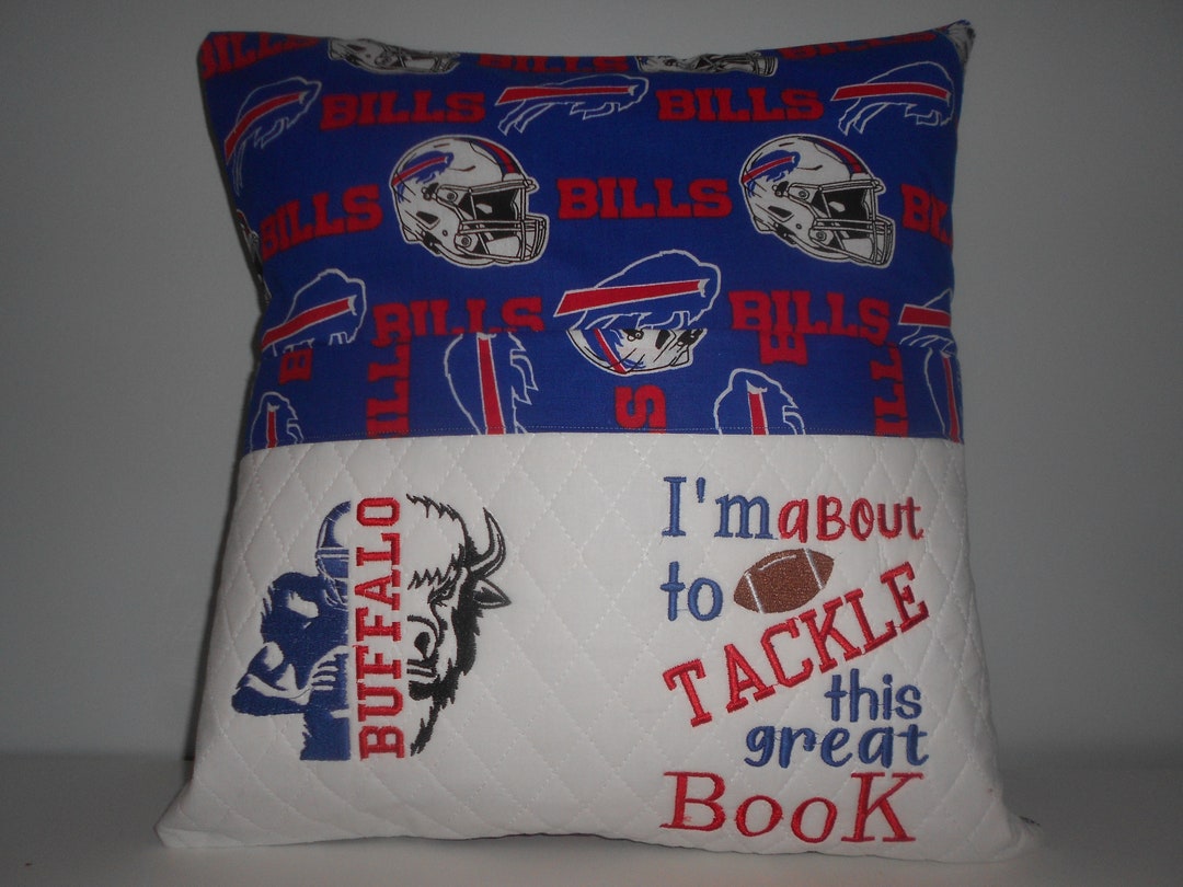 Buffalo Bills Football Reading Pillow: Kids Pocket Pillow - Etsy