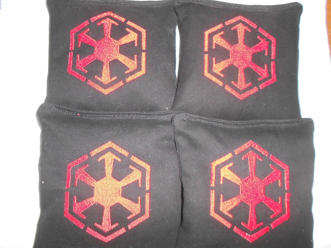 Set of 4 Star Wars Embroidered Corn Hole Bags - Etsy