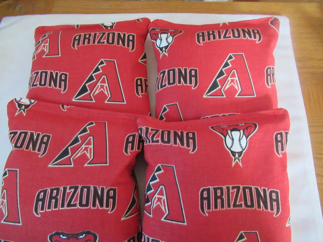 Set of 4 Diamondbacks Corn Hole Bags - Etsy