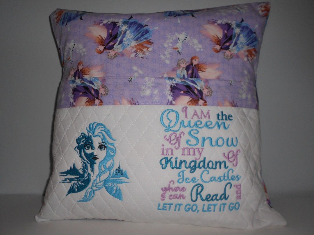 Frozen Elsa Reading Pocket Pillow, Great Kids Gift, Fun Characters ...