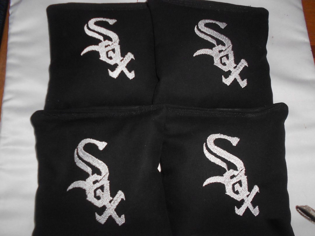 Set of 4 Embroidered Chicago White Sox Corn Hole Bags - Etsy