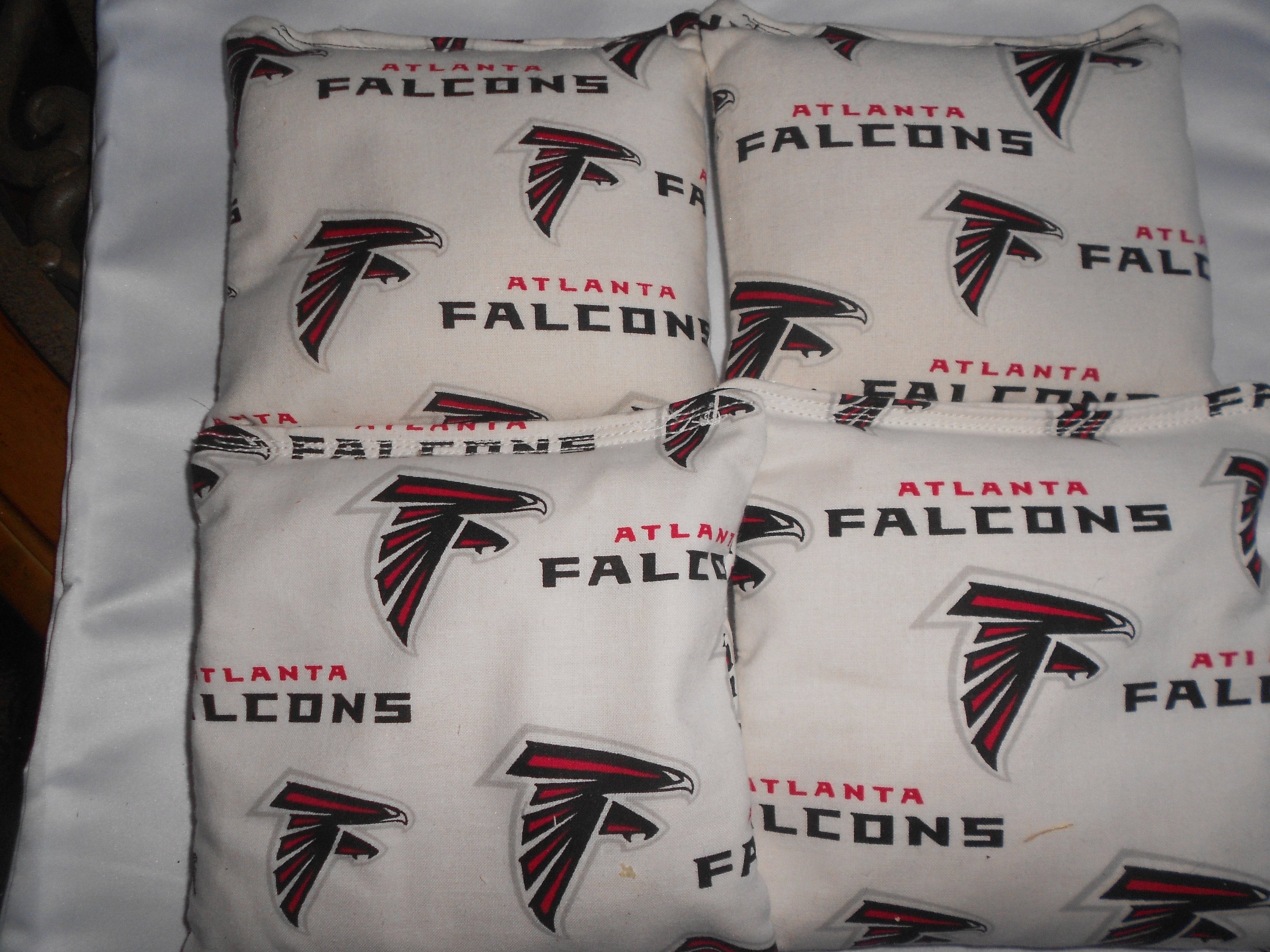 Set of 4 Falcons Corn Hole Bags - Etsy