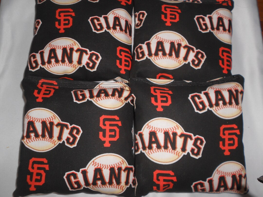 Set of 4 SF Giants Corn Hole Bags - Etsy