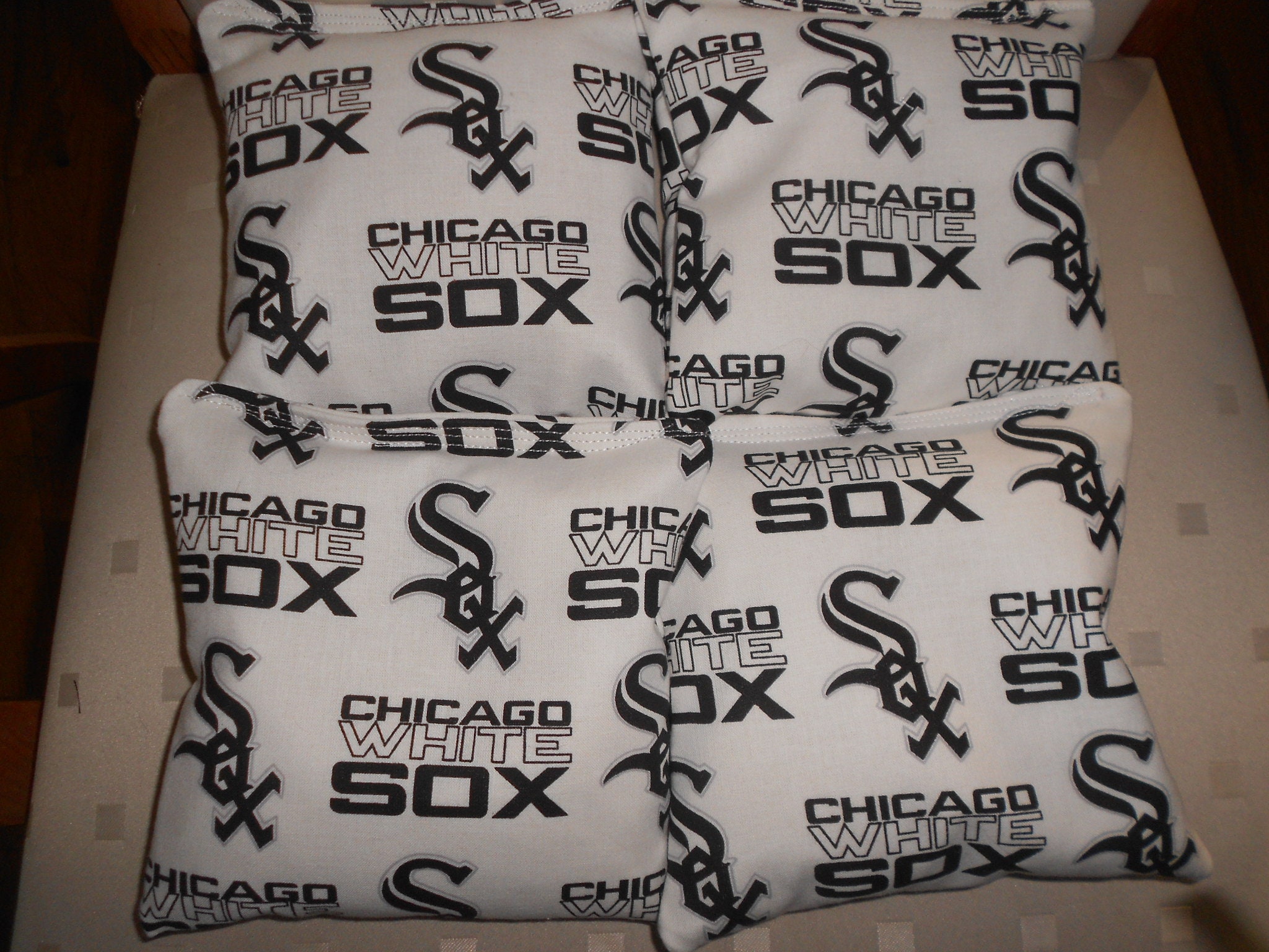 Set of 4 Chicago White Sox Corn Hole Bags - Etsy