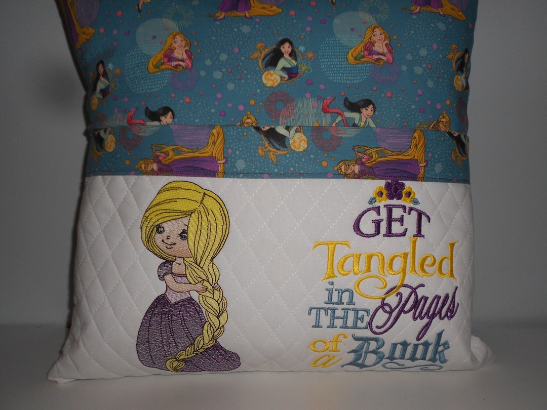 Tangled Reading Pocket Pillow, Pillow Included. - Etsy