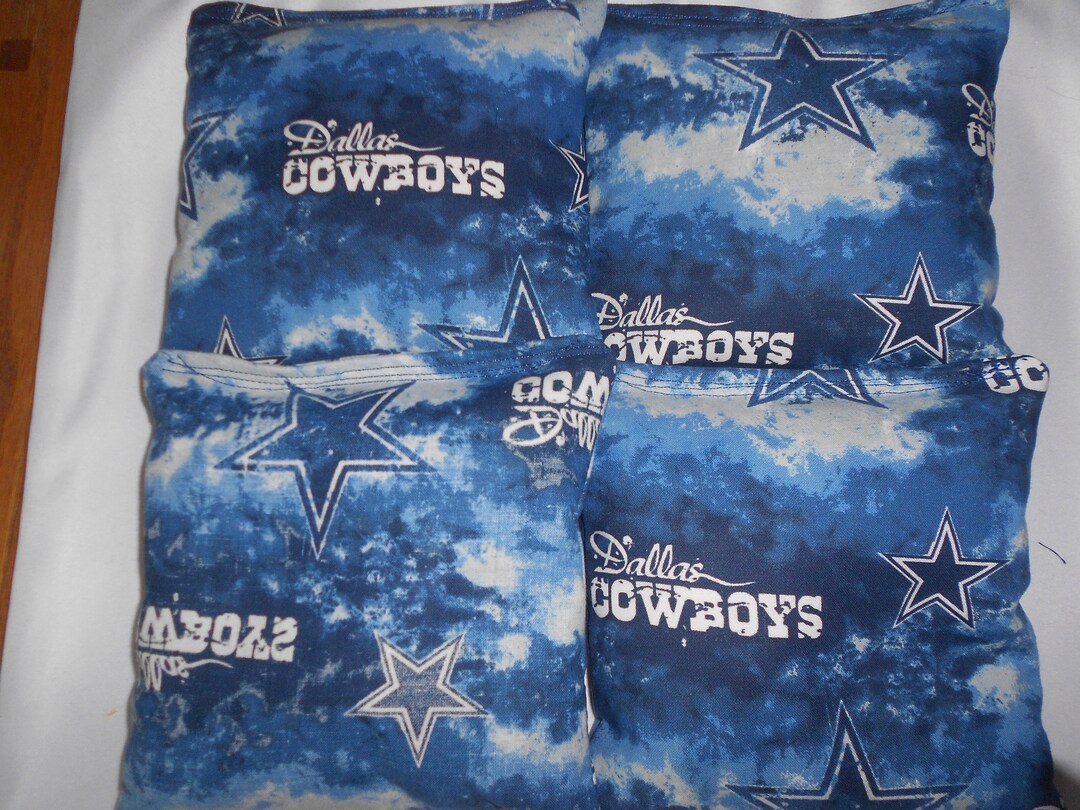 Set of 4 Dallas Cowboys Corn Hole Bags - Etsy
