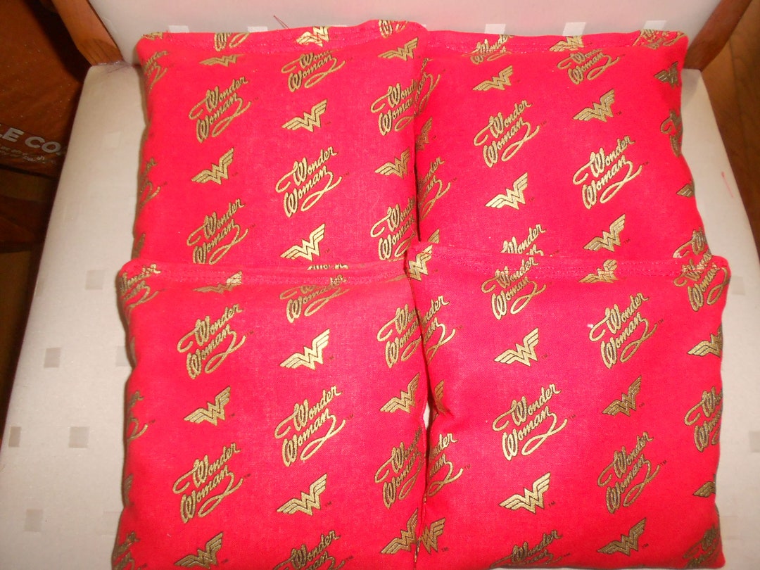 Set of 4 Wonder Women Corn Hole Bags - Etsy