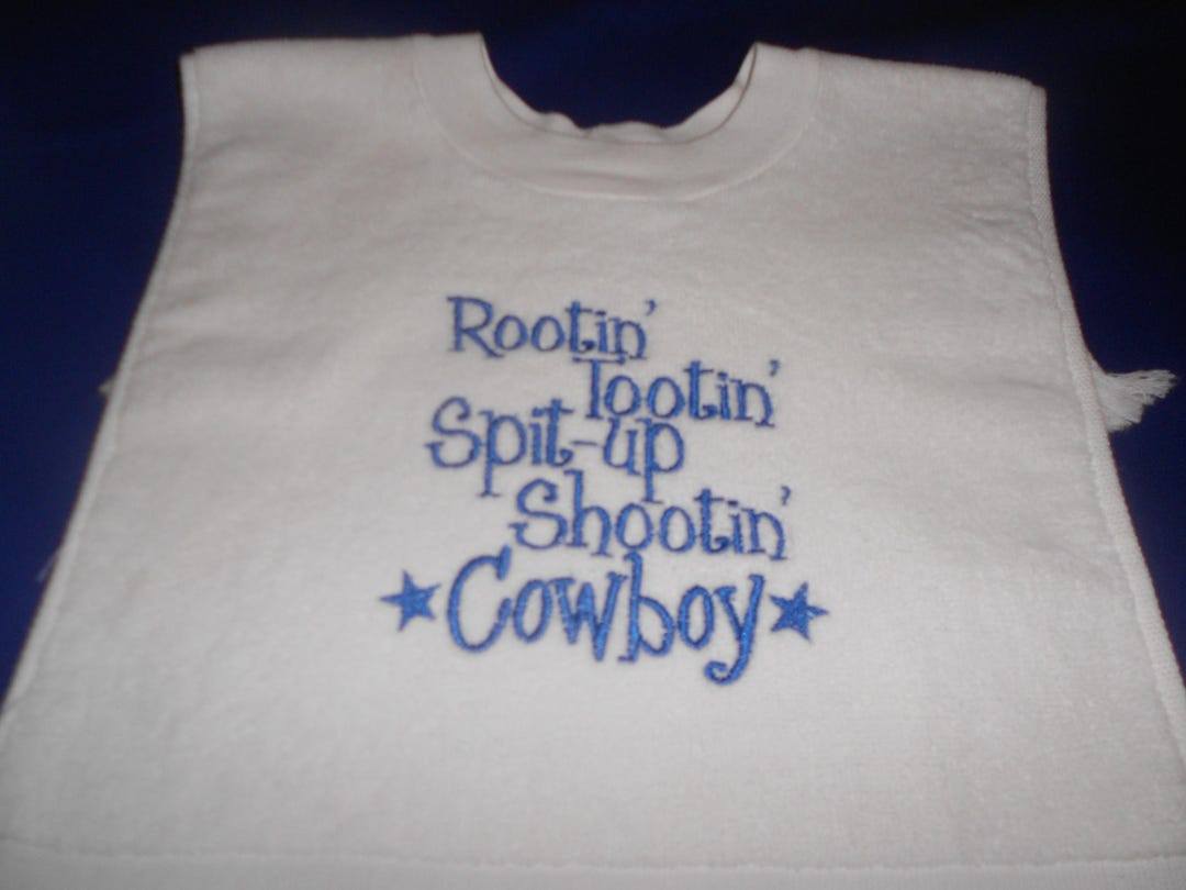 Rootin, Tootin, Spit up Shooting Cowboy, White Over the Head ...