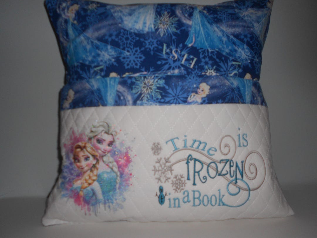 Elsa Frozen Reading Pocket Pillow: Kids Gift - Etsy