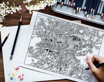 A3 Coloring Page - Etsy