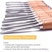12pcs Wood Carving Chisel Set for Woodworking, Professional Wood Gouge ...