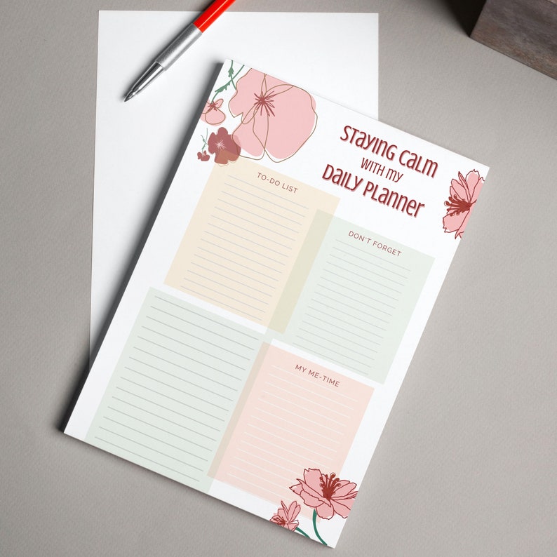 Daily Planner, Planner, to Do List, Motivational Print, Print, Poster ...