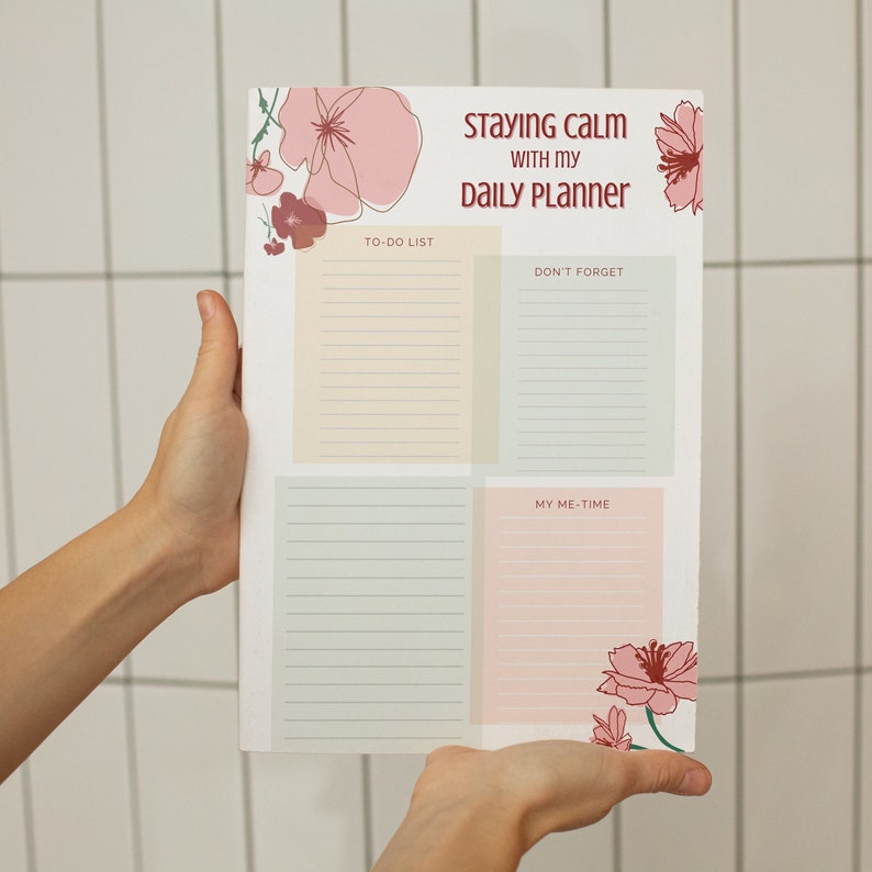 Daily Planner, Planner, to Do List, Motivational Print, Print, Poster ...