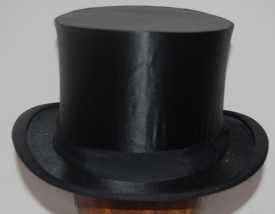 Stunning Vintage Antique Opera Top Hat, Chapeau Claque, Klappzylinder ...