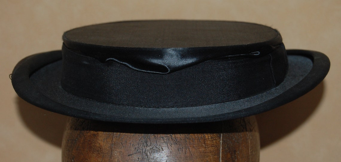 Stunning Vintage Antique Opera Top Hat, Chapeau Claque, Klappzylinder ...