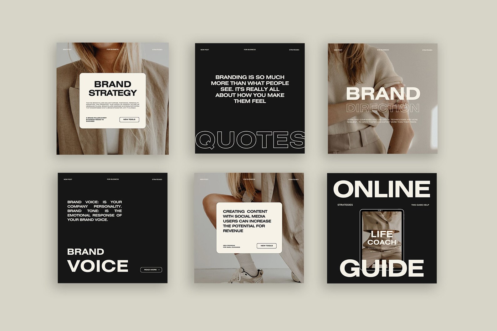 Coach Instagram Template V Canva and Photoshop Coaching Instagram ...