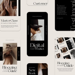 Digital Product Mockups for Social Media. Online Course Mockup Bundle ...