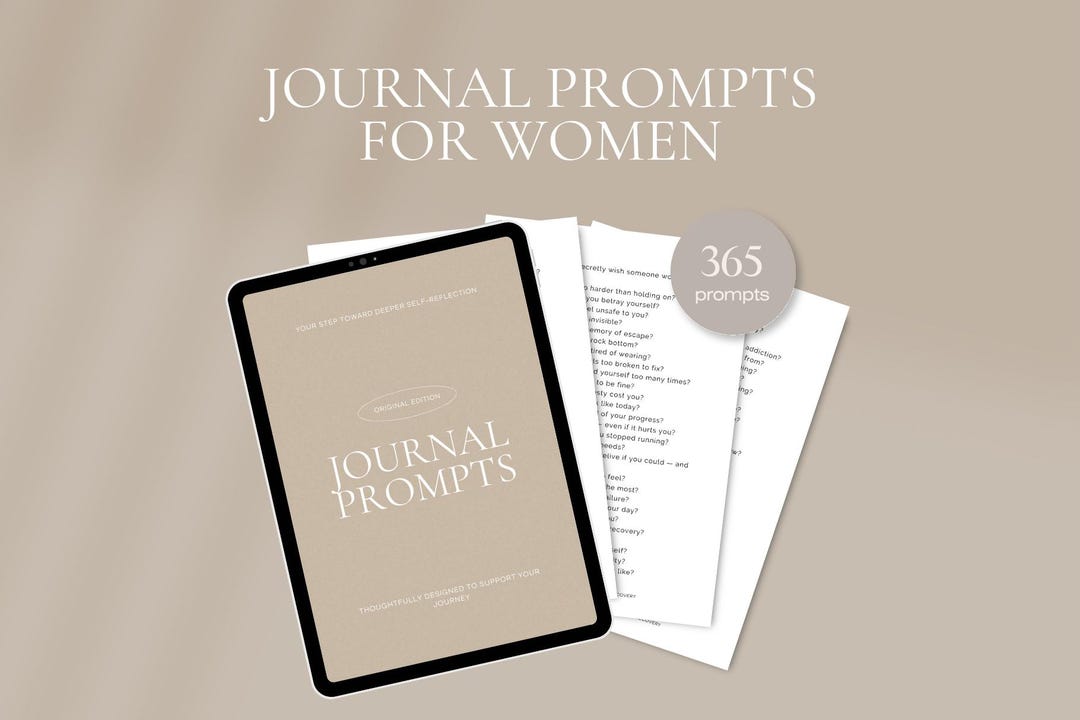 365 Daily Journal Prompts for Women in Canva and PDF (printable A4) - Etsy