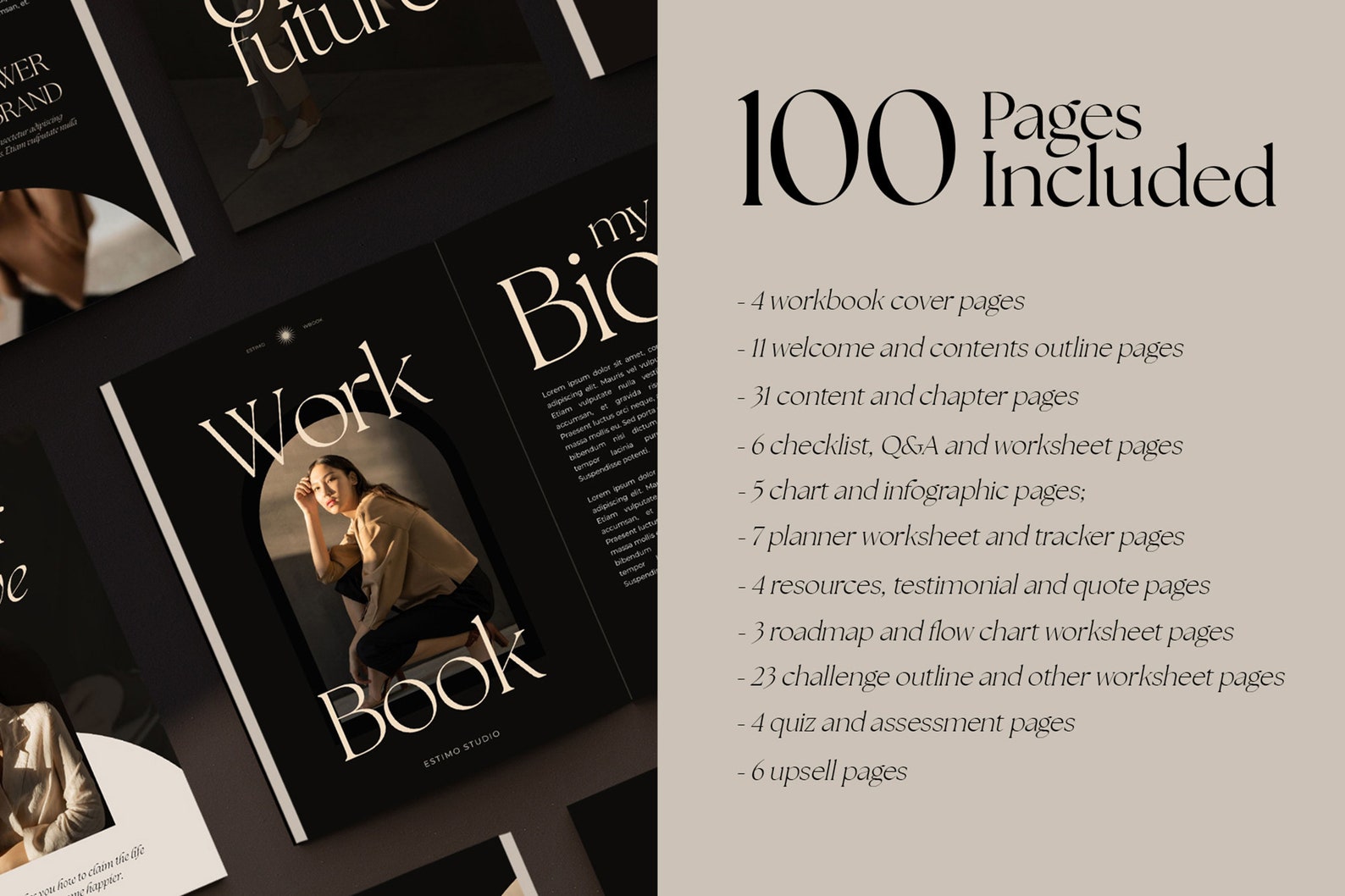 Workbook Template for Coaches, Content Creators, Small Business ...