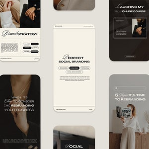 Coach Instagram Template for Canva and Photoshop, Instagram Post and ...