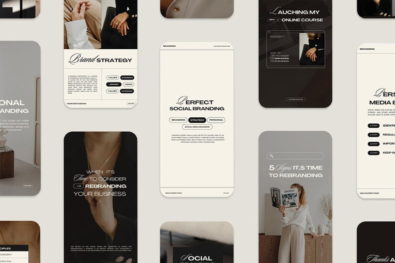 Coach Instagram Template for Canva and Photoshop, Instagram Post and ...