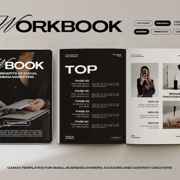 Workbook - Etsy