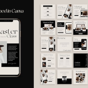 Digital Product Mockups for Social Media. Online Course Mockup Bundle ...
