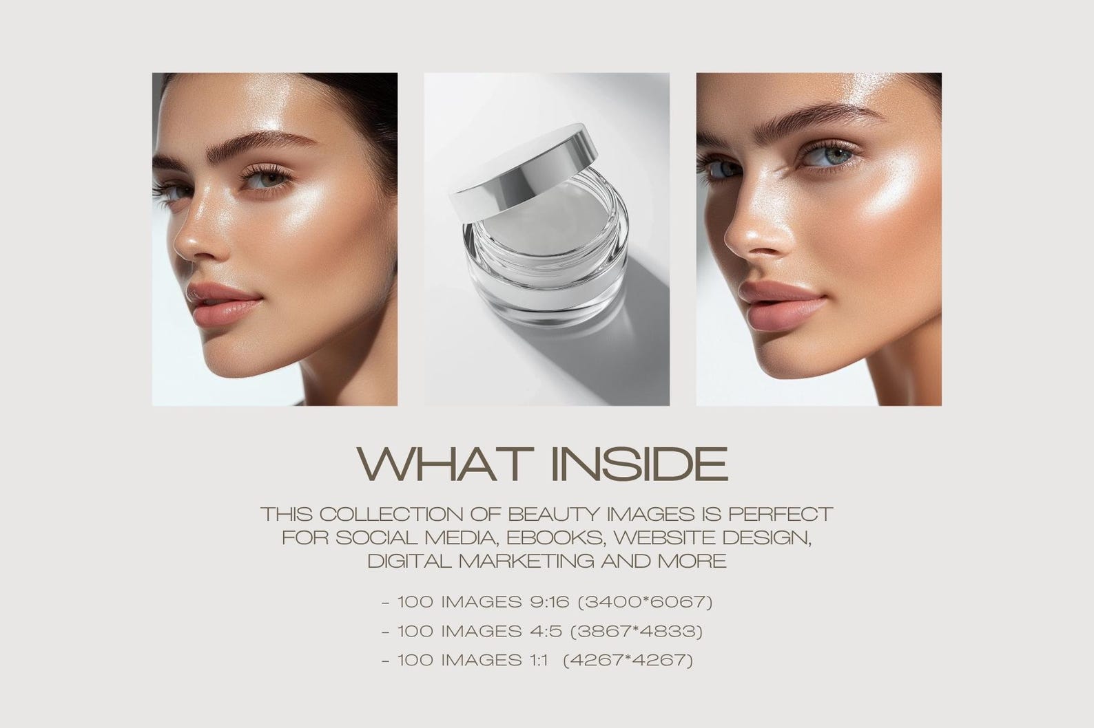 100 Skincare Stock Photos White, Beauty Stock Models, Skincare Pics ...