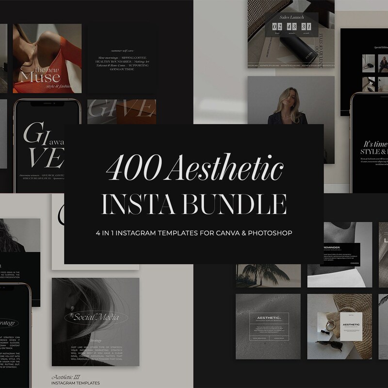 Instagram Magazine Template - Etsy