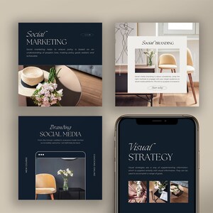 Canva Instagram Templates for Coach Post and Stories for Content ...
