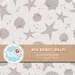 Boho Sea Shell Sea Life Pattern, Digital Seamless Pattern for Fabrics ...