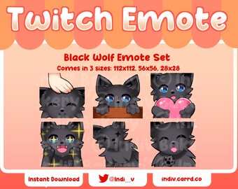 Furry Discord Emote Pack - Etsy