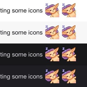 Kawaii Fennec Fox Sleeping Tired Emote for Twitch/discord - Etsy Canada