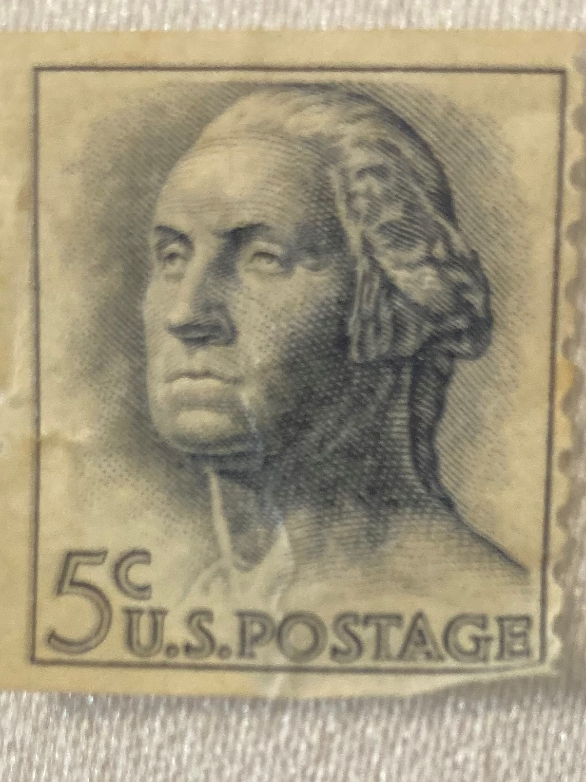 George Washington 5 Cent Stamp - Etsy Australia