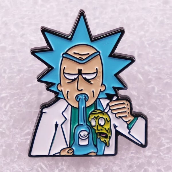 Rick and Morty Pin - Etsy