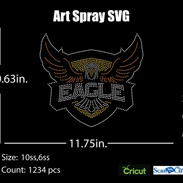 Eagles Rhinestone - Etsy