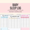 Baby Daily Tracker | Newborn Care Log for Breastfeeding, Diaper Changes ...