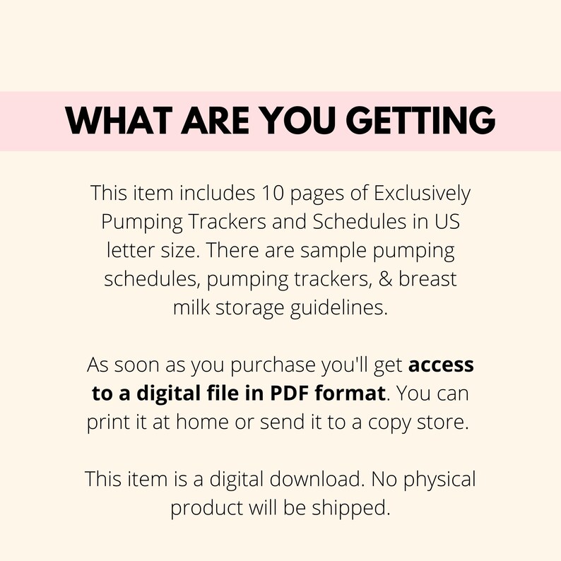 Exclusively Pumping Trackers & Schedules Printable, Pumping Mom Journal ...