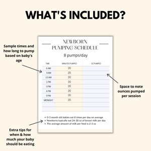 Pumping Schedules Printable, Daily Exclusive Pumping Mom Sample ...