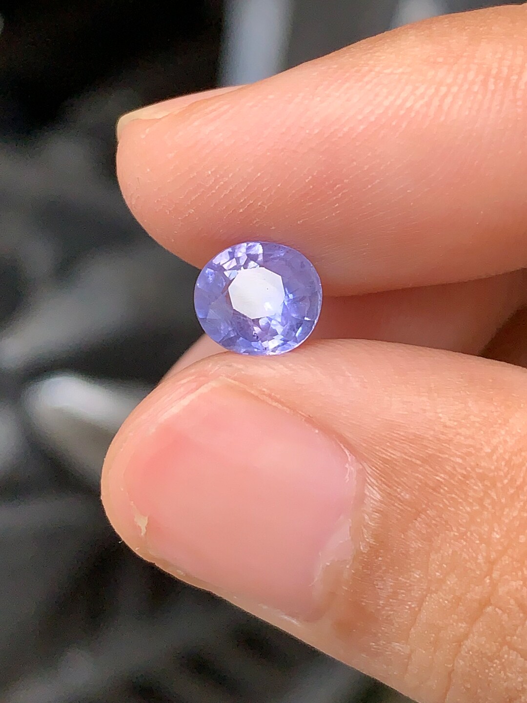 1.32ct milky blue sapphire, opalescent milky blue sapphire, silky blue sapphire - Etsy 日本