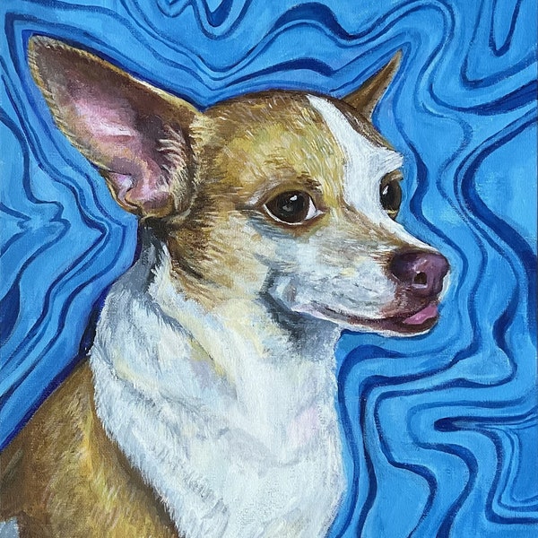 Abstract Pet Portrait - Etsy