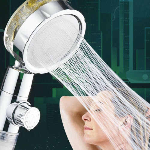 Rotating Shower Head 360 Water Saving With Small Fan High - Etsy UK