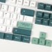 135 Keys Bamboo Themed Keycaps Set Green Gradient Keycap - Etsy