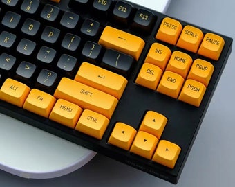 Keycaps Black Gold - Etsy