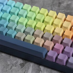 Colorful Keycaps Set Cool Keycap Set PBT OEM Profile Keycaps - Etsy