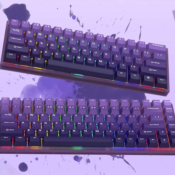 Mx Pbt Low Profile Keycaps Shine Through - Etsy