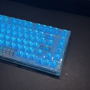 138PCS Transparent Theme Keycap Simple Keycap Set Mechanical - Etsy