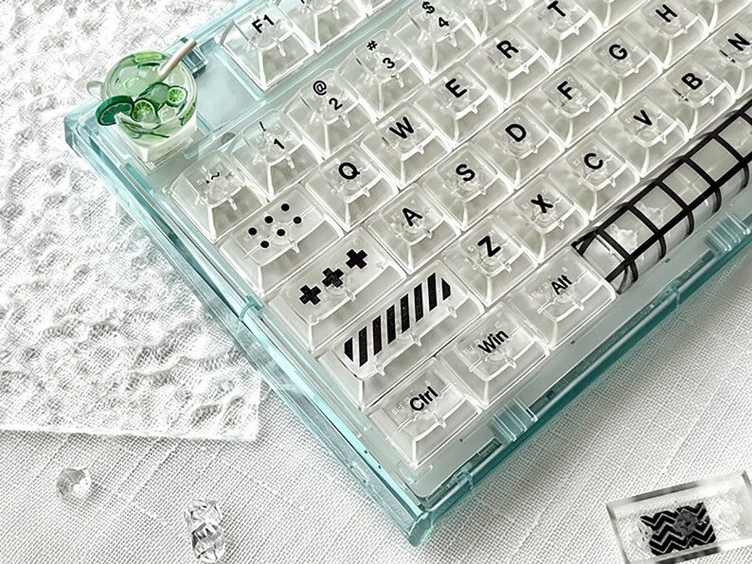 138PCS Transparent Theme Keycap Simple Keycap Set Mechanical - Etsy