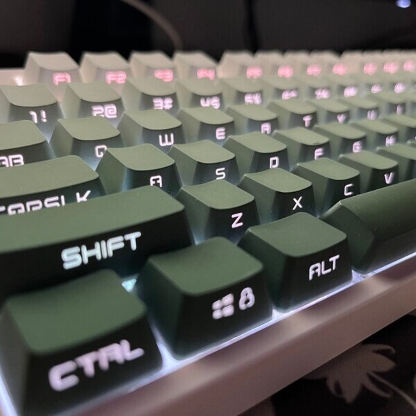 Green Keycap Set - Shop Online - Etsy