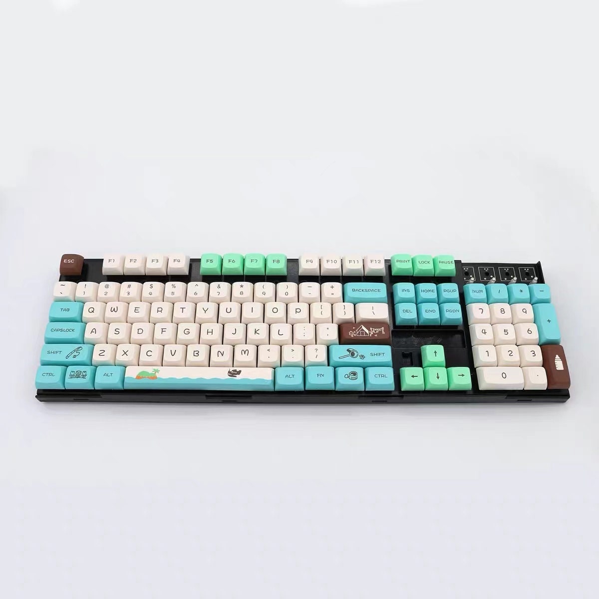 Village Life Keycap Set XDA Profile Cute Art PBT Mac - Etsy